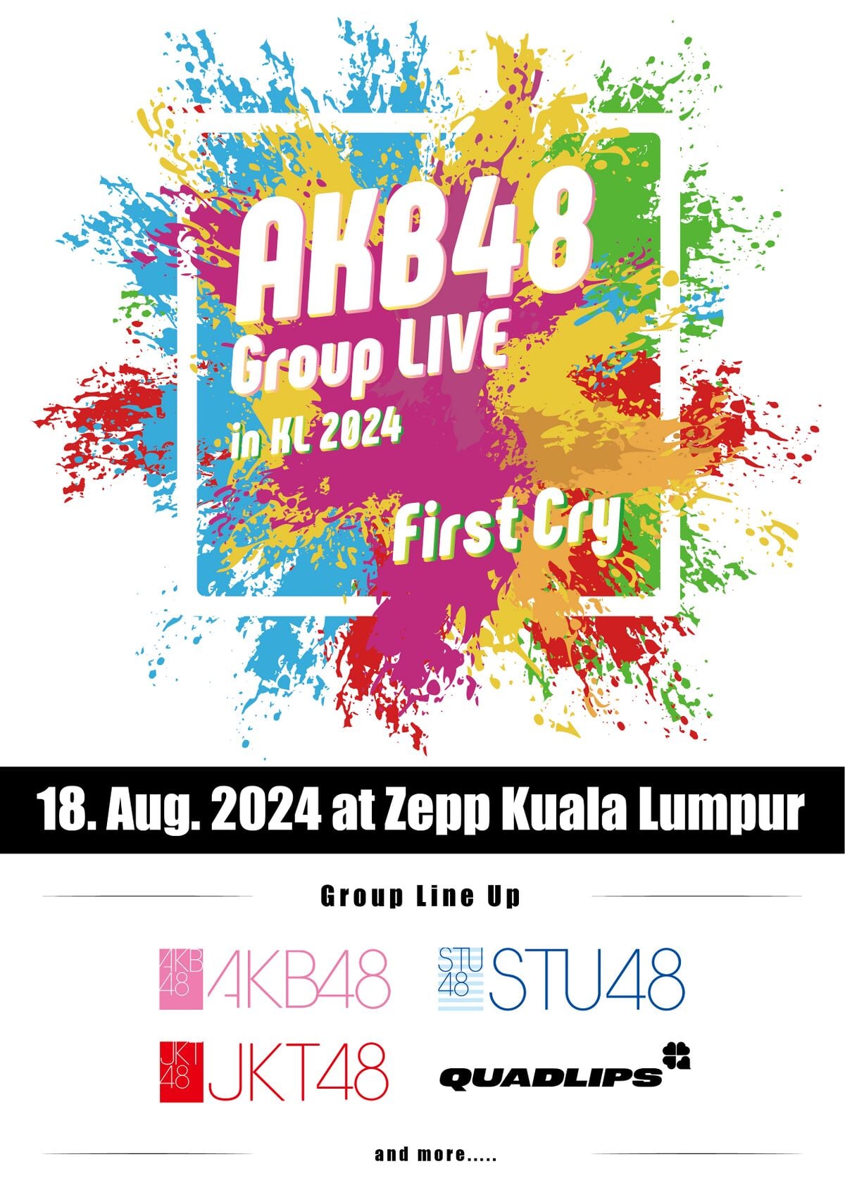 AKB48 Group LIVE in KL 2024 First Cry - エケペディア